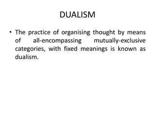 Dualism | PPSX