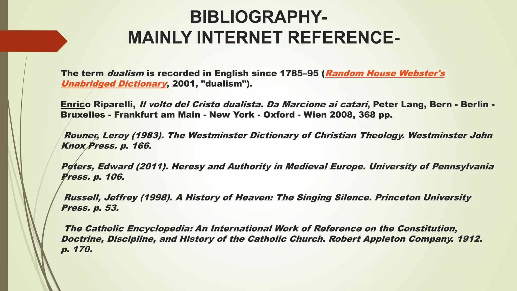 Dualism philosophy presentation. | PPTX