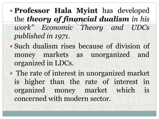 Theory of Financial Dualism | PPT