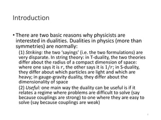 Dualitiy in Contemporary Mathematics Wuppertal | PPT
