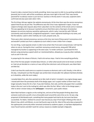 Duality: An excerpt. Satoshi Nakamoto | PDF