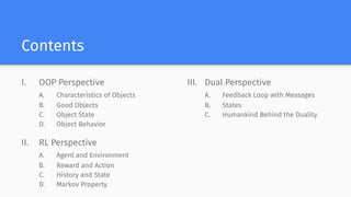 Duality between OOP and RL | PPT