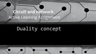 Duality concept | PPT