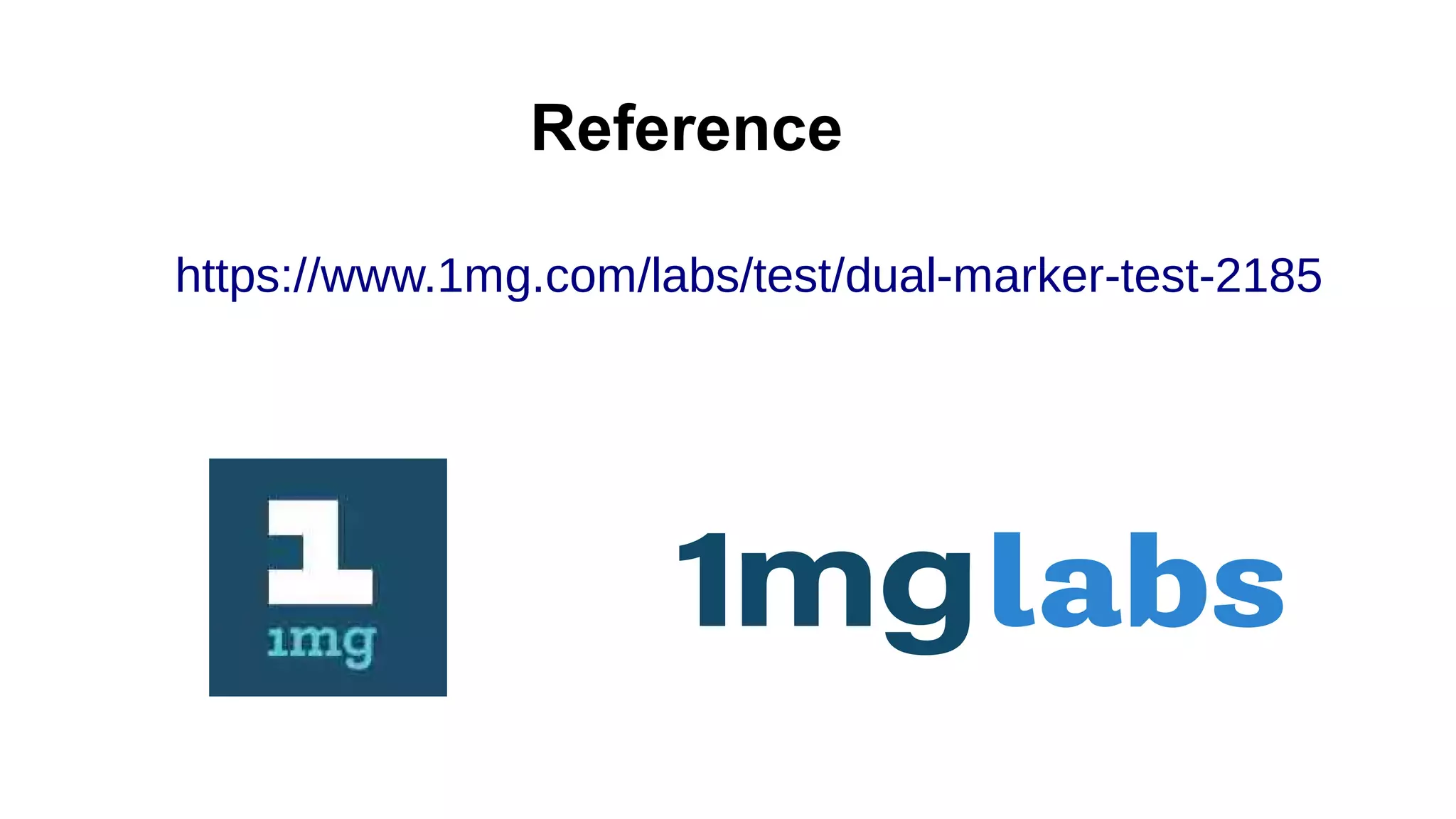 Dual marker test | ODP