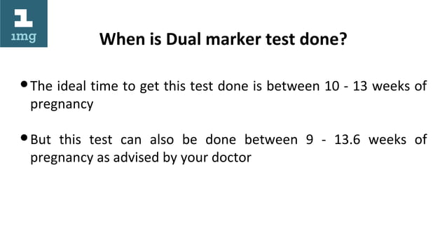 Dual marker test | ODP | Pregnancy | Reproductive Health