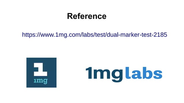 Dual Marker Test Ppt
