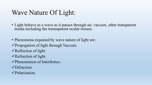 Dual Nature Of Light | PPTX | Physics | Science