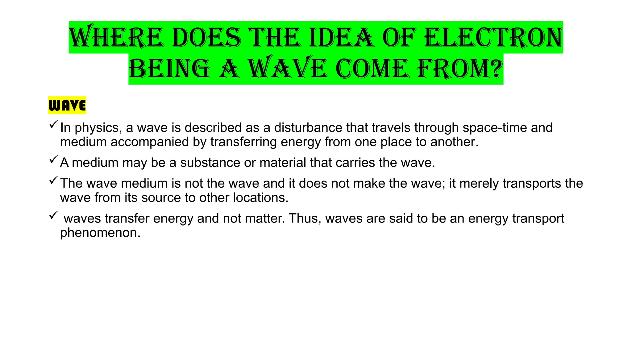 the presentation of dual nature of electrons | PPTX