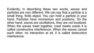 the presentation of dual nature of electrons | PPTX