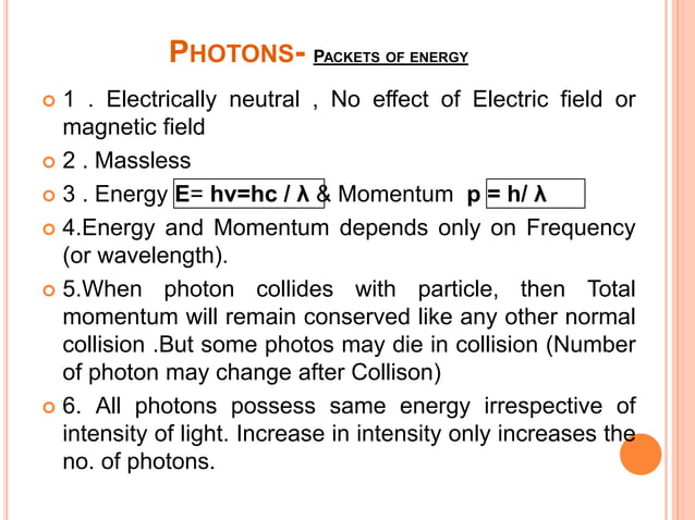 Dual nature of radiation and matter class 12 | PPTX