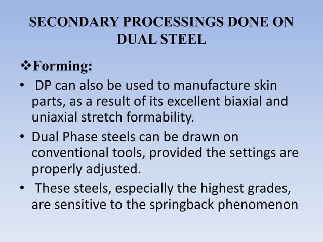 Dual phase steels (1) | PPTX | Geology | Science