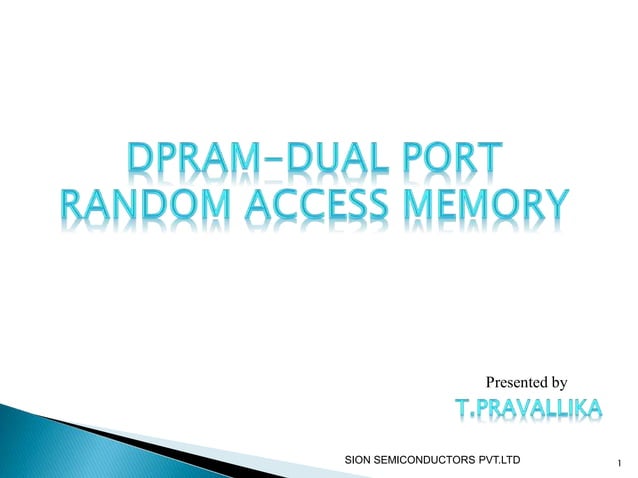 Dual port ram | PDF | Computer Peripherals | Computing