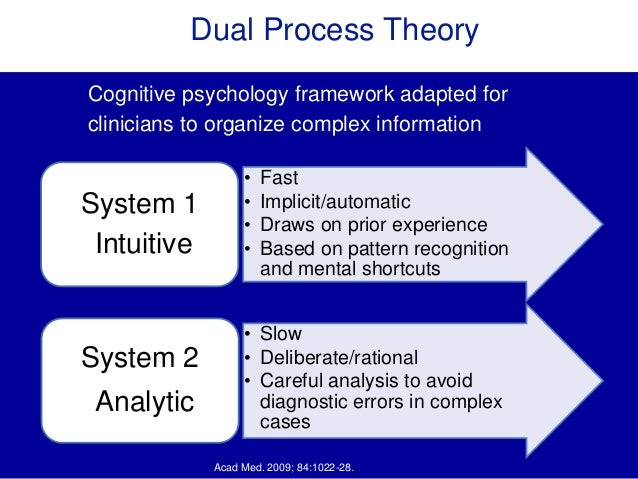 Dual Process Theory Case 2