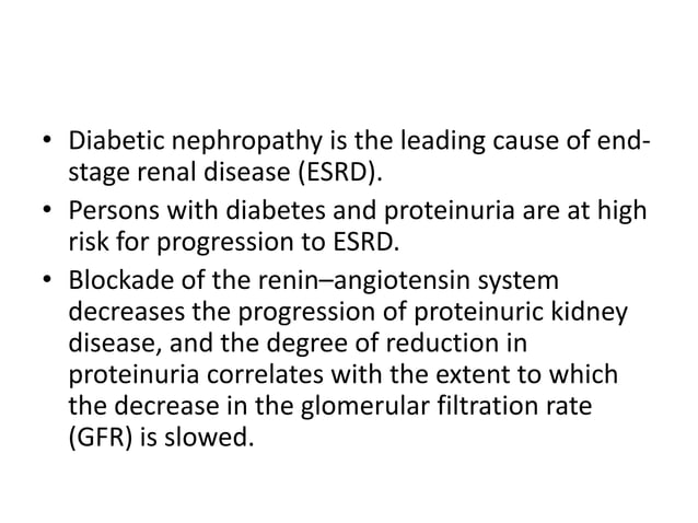 Dual raas blockade VA NEPHRON D trial | PPSX | Diabetes | Diseases and ...