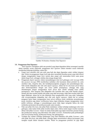 Dual signature sebagai solusi electronic cash (e cash) | PDF
