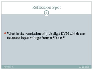 Dual slope for DVM PPT | PPT