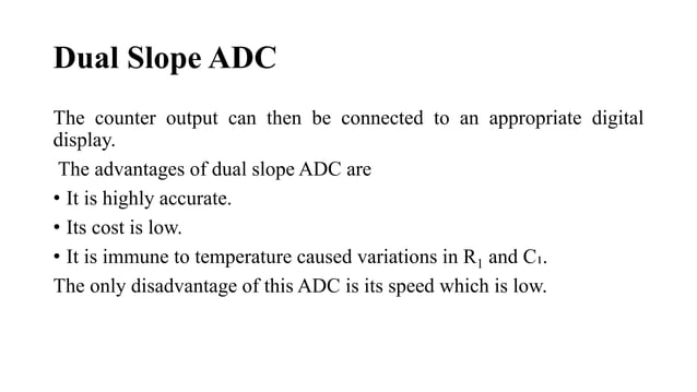 Dual Slope ADC.pptx | Technology & Computing