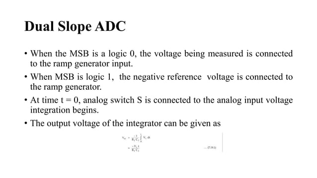Dual Slope ADC.pptx | Technology & Computing