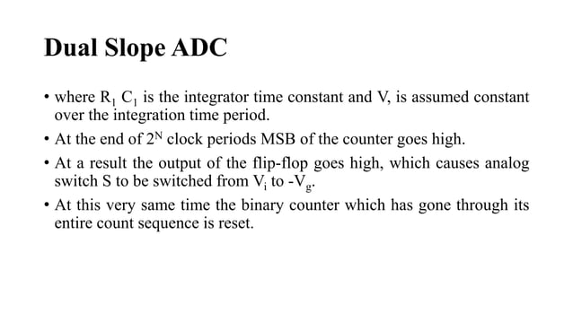 Dual Slope ADC.pptx | Technology & Computing