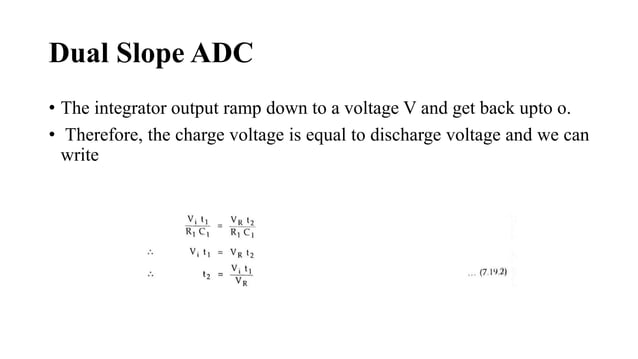 Dual Slope ADC.pptx | Technology & Computing