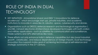 DUAL TECHNOLOGY IN THE FIELD OF MILITARY ADVANCEMENT AND CIVILIAN ...
