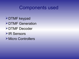Dual tone multiple frequency | PPT