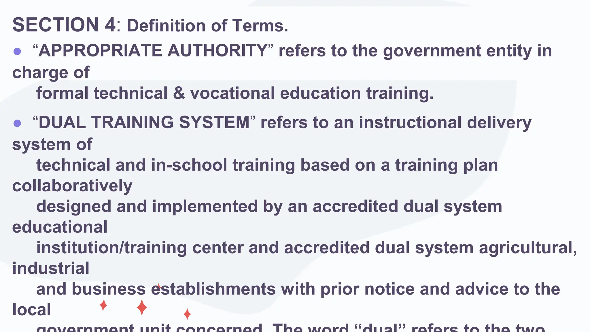 Dual Training System WORK-BASED LEARNING WITH EMPHASIS ON TRAINERS ...