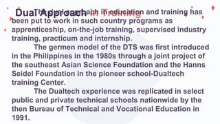 Dual Training System WORK-BASED LEARNING WITH EMPHASIS ON TRAINERS ...