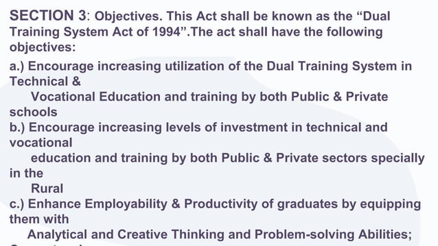 Dual Training System WORK-BASED LEARNING WITH EMPHASIS ON TRAINERS ...