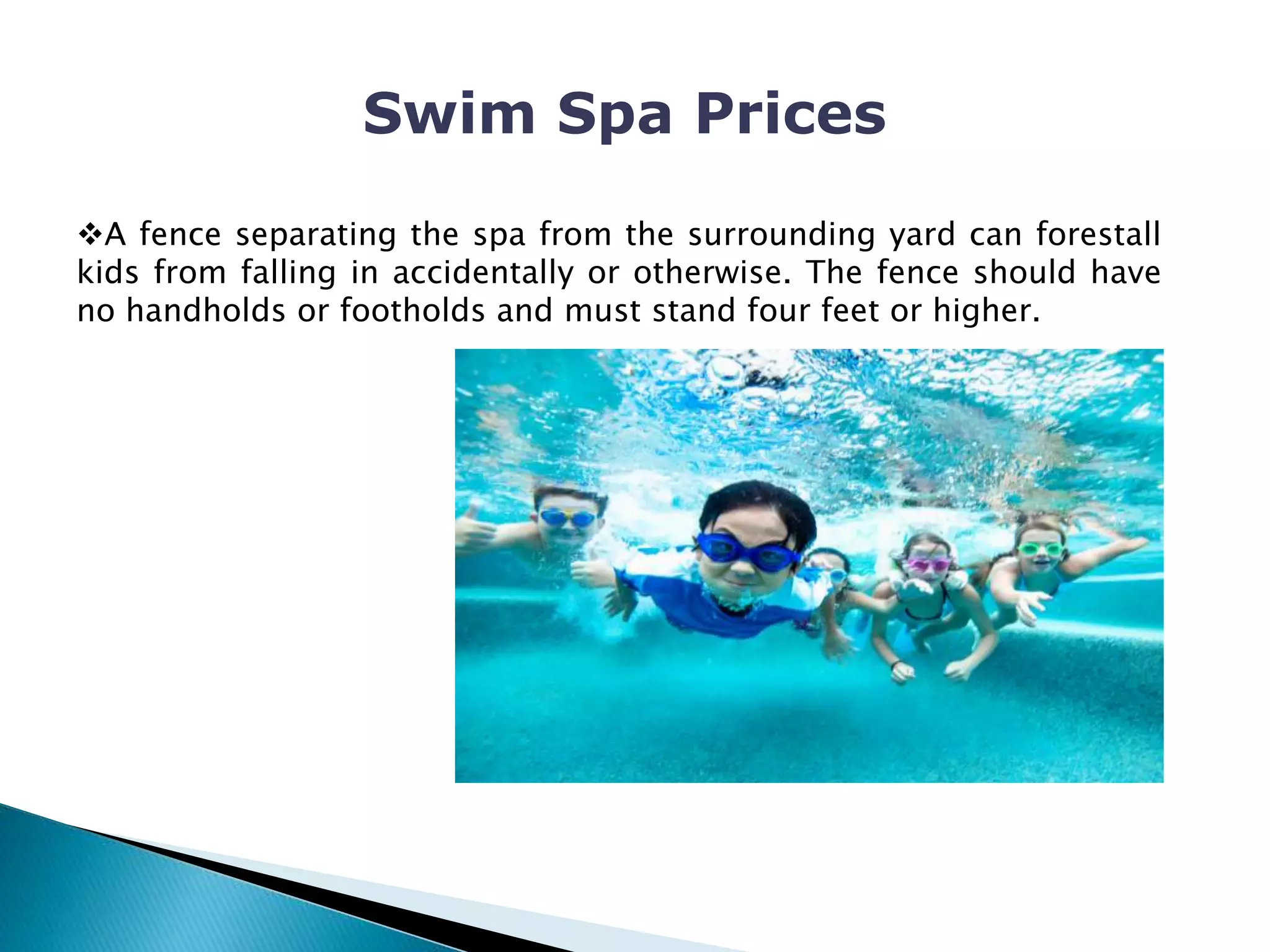 Dual zone swim spa | PPTX