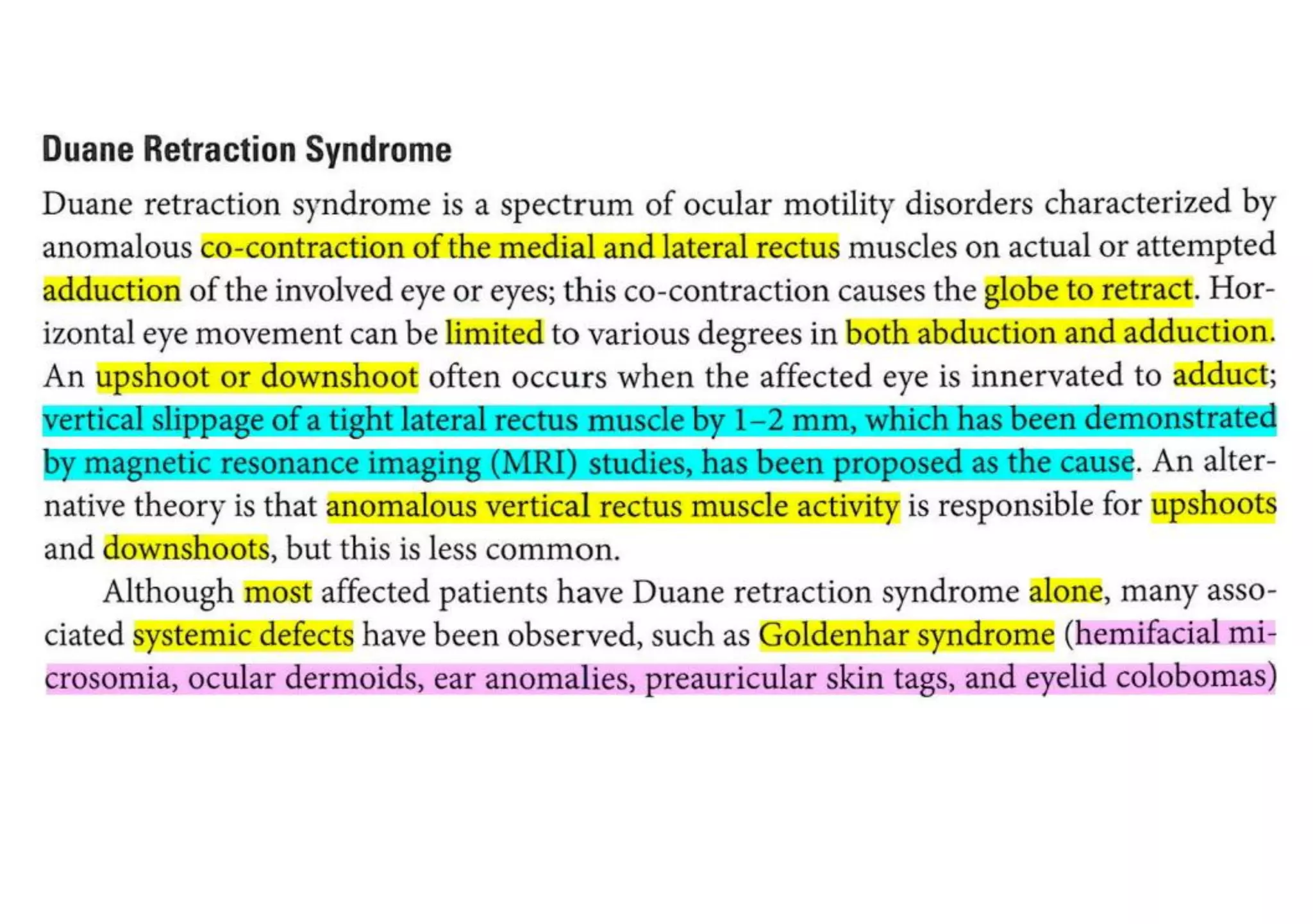 Duane Retraction Syndrome | PDF