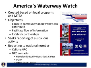 Roles and Missions of State and Local Maritime Law Enforcement Partners ...