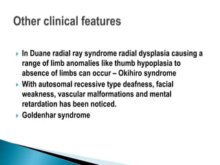 Duane retraction syndrome | PPTX