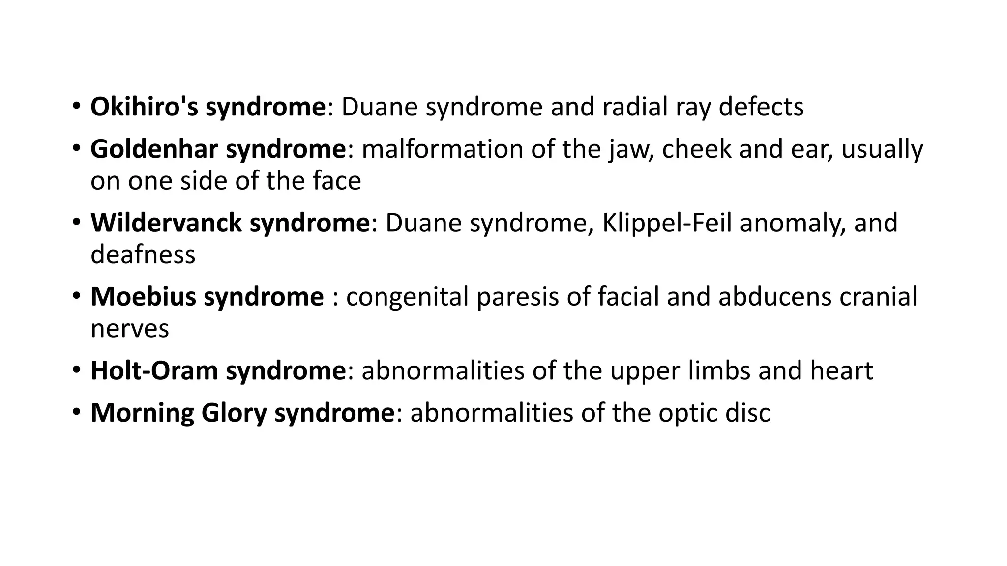 Duane Retraction Syndrome- Congenital Cranial Dysinnervation Disorder ...