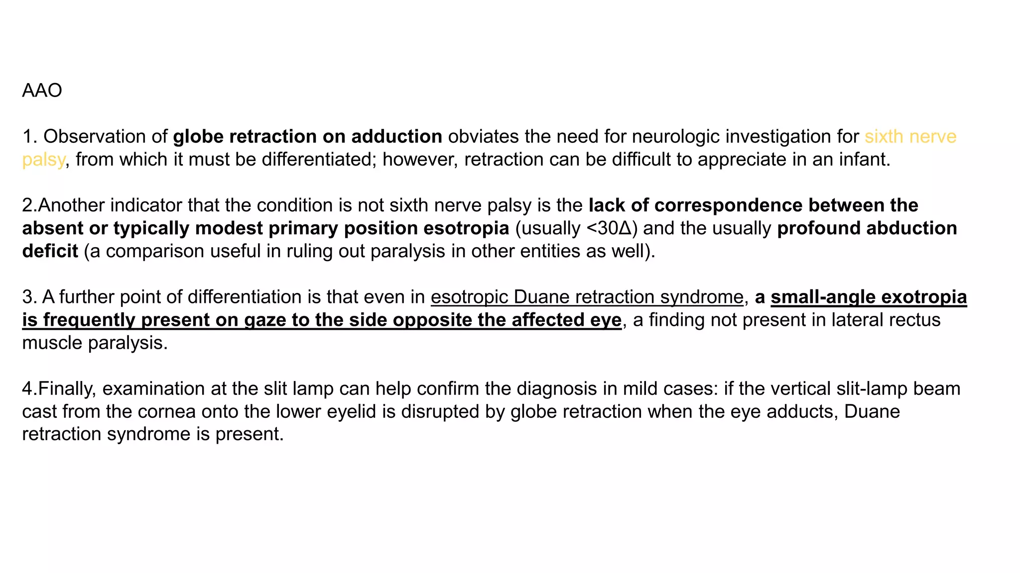 Duane Retraction Syndrome- Congenital Cranial Dysinnervation Disorder ...
