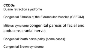 Duane Retraction Syndrome- Congenital Cranial Dysinnervation Disorder ...