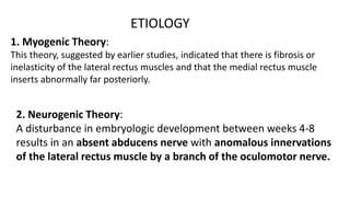 Duane Retraction Syndrome- Congenital Cranial Dysinnervation Disorder ...