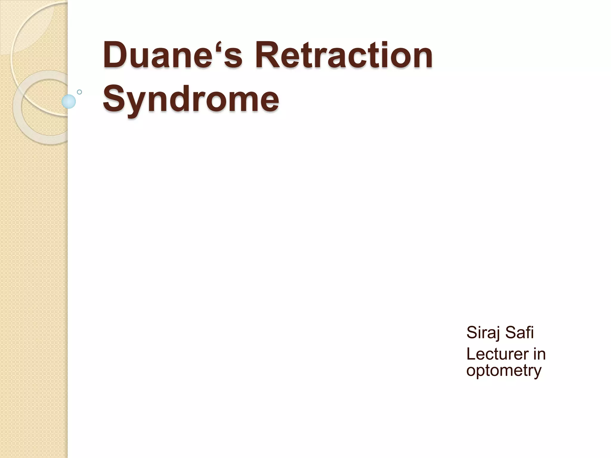 Duane‘s by siraj safi | PPTX