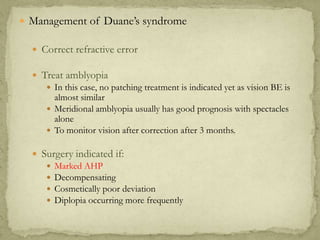 Case Presentation: Duane's Syndrome | PPTX