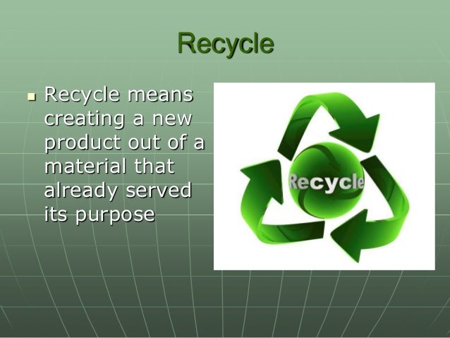 Waste Management Using the 5Rs Techniques