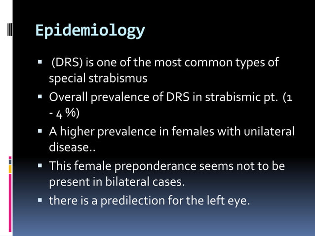 Duane syndrome 2 | PPSX | Eye and Vision Conditions | Diseases and ...
