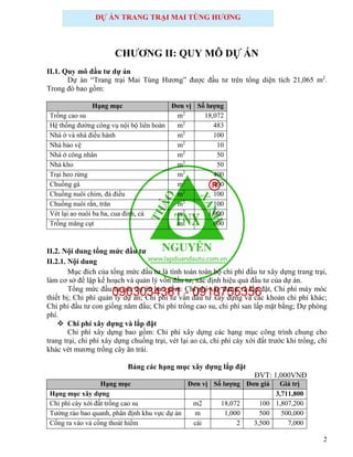 Dự án Trang trại Mai Tùng Hương tỉnh Bình Dương 0903034381 | PDF