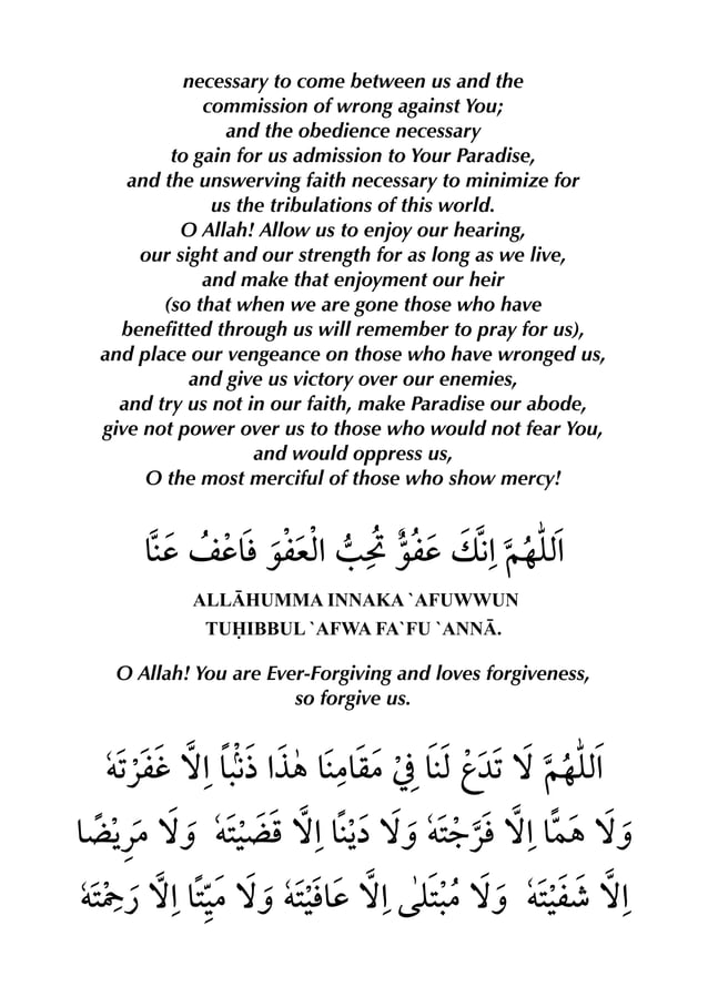 Dua Of The Prophet | PDF | Islam | Religion & Spirituality