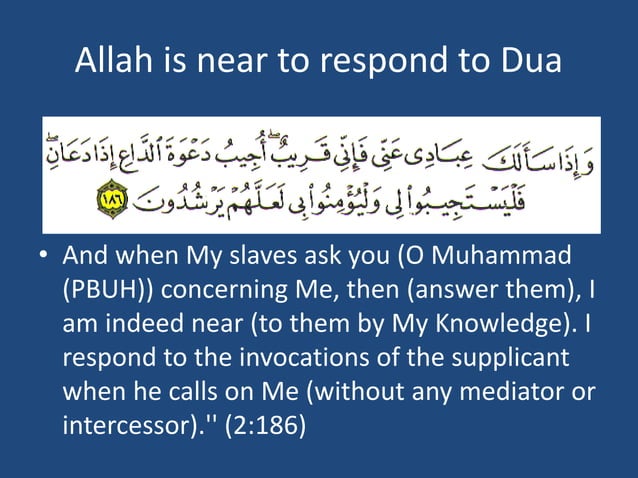Dua of the prophet mohammad saw | PPT