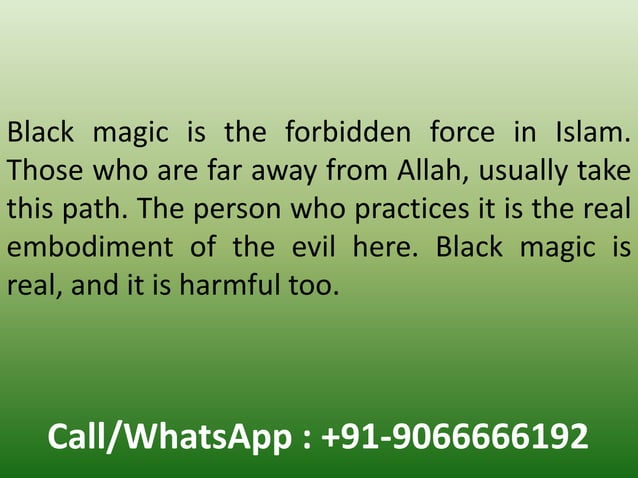 Dua To Get Rid From Black Magic | PPTX