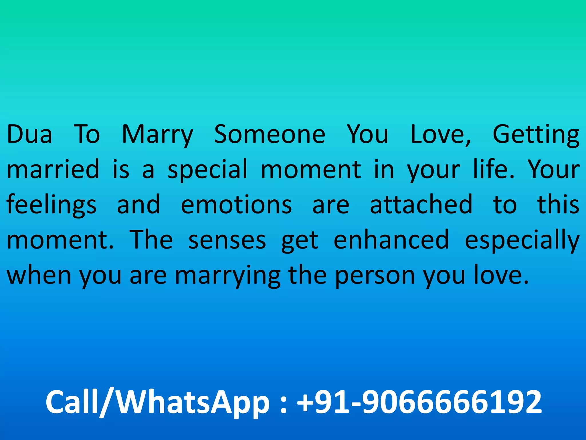 Dua to marry someone you love | PPTX
