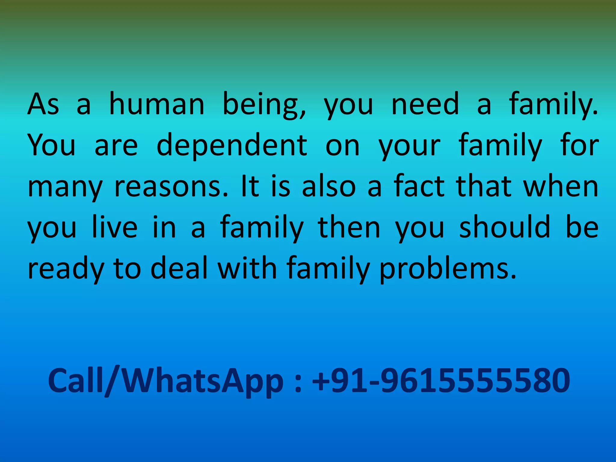 Dua to solve family problems | PPT