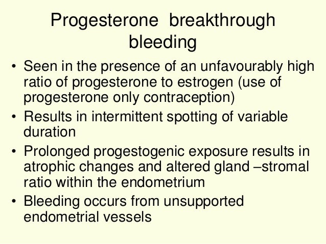 Prometrium For Abnormal Bleeding