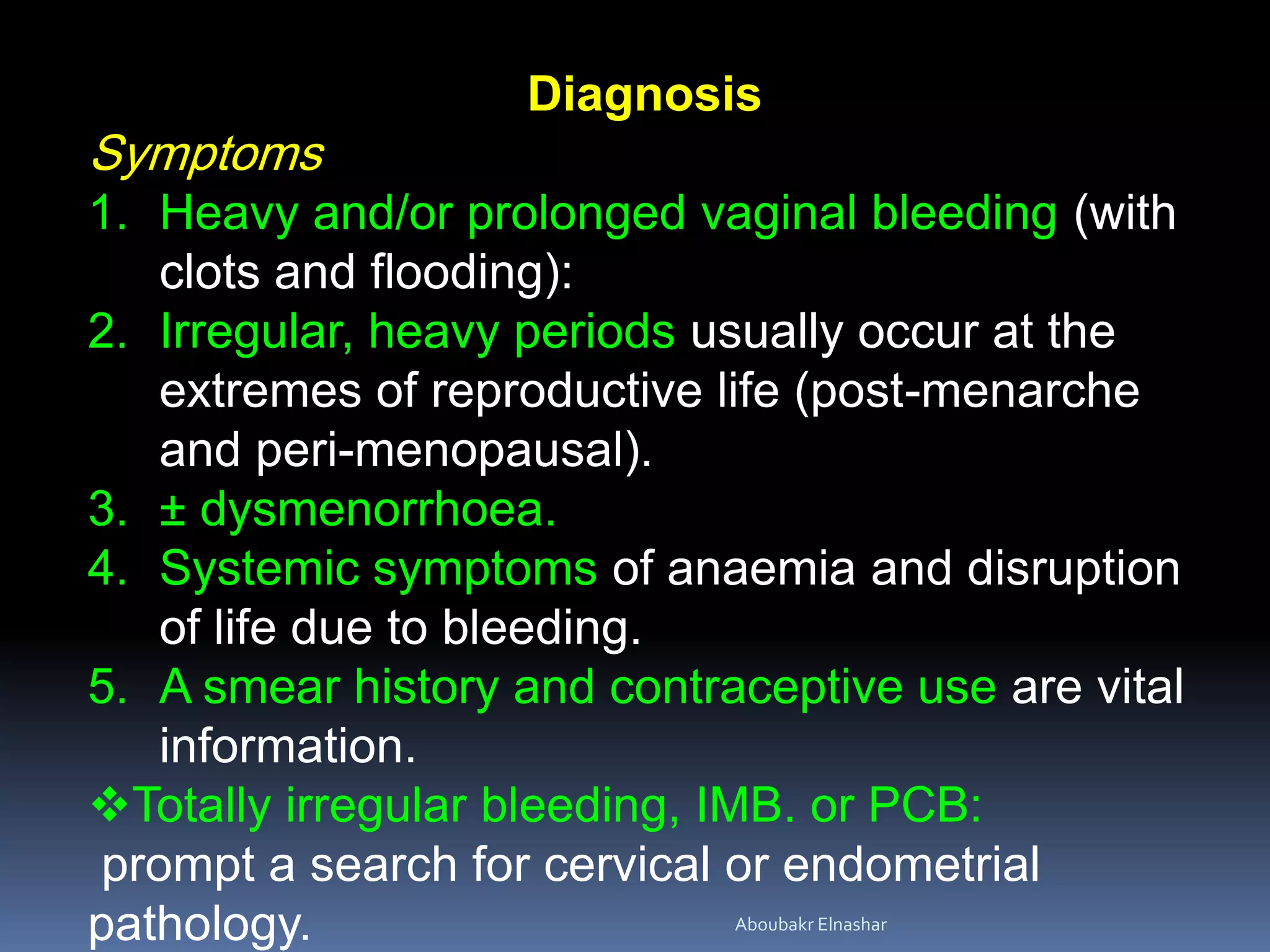 Dysfunctional uterine bleeding | PDF