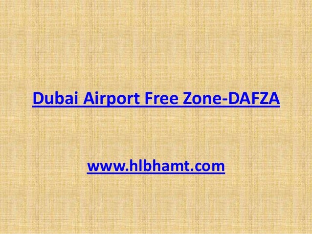 Dubai airport free zone dafza